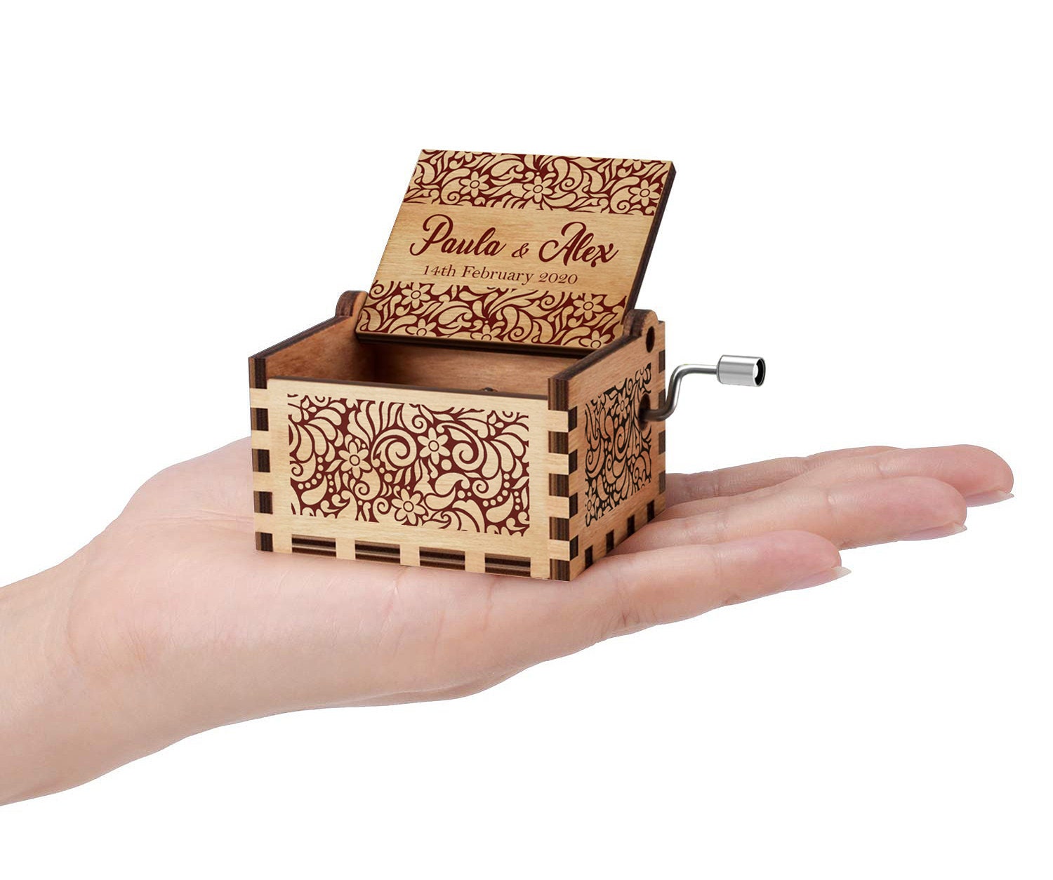 Music Box: Elegant Botanical Sketch Unique Gift for | Etsy