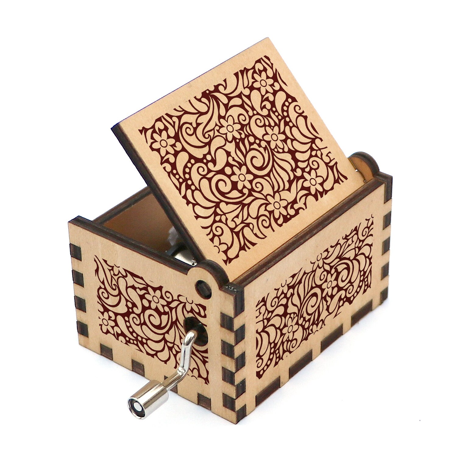 Music Box: Elegant Botanical Sketch Unique Gift for | Etsy