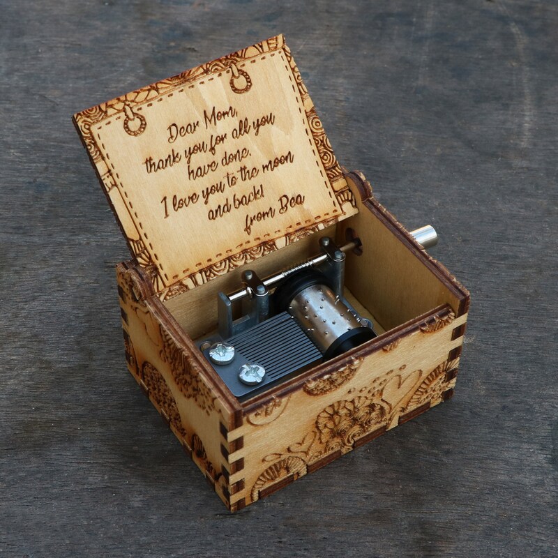 Vintage Music Box - Etsy