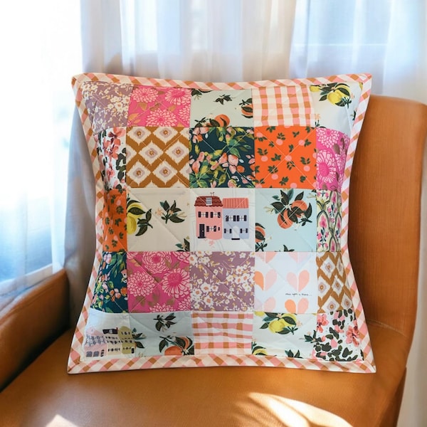 Patchwork Pillows - Etsy