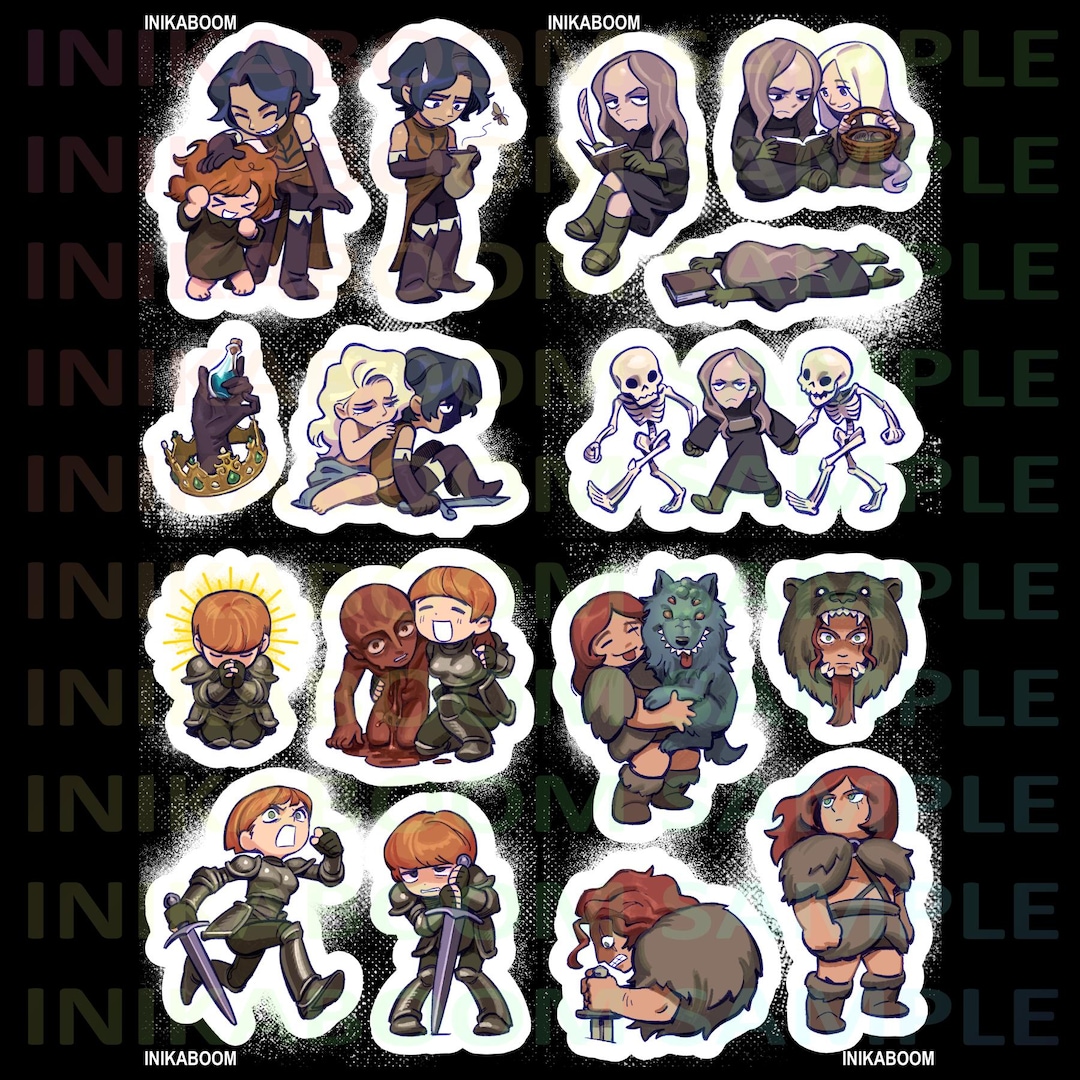 Fear & Hunger Mini Sticker Sheets - Funger 1 Crew - Etsy