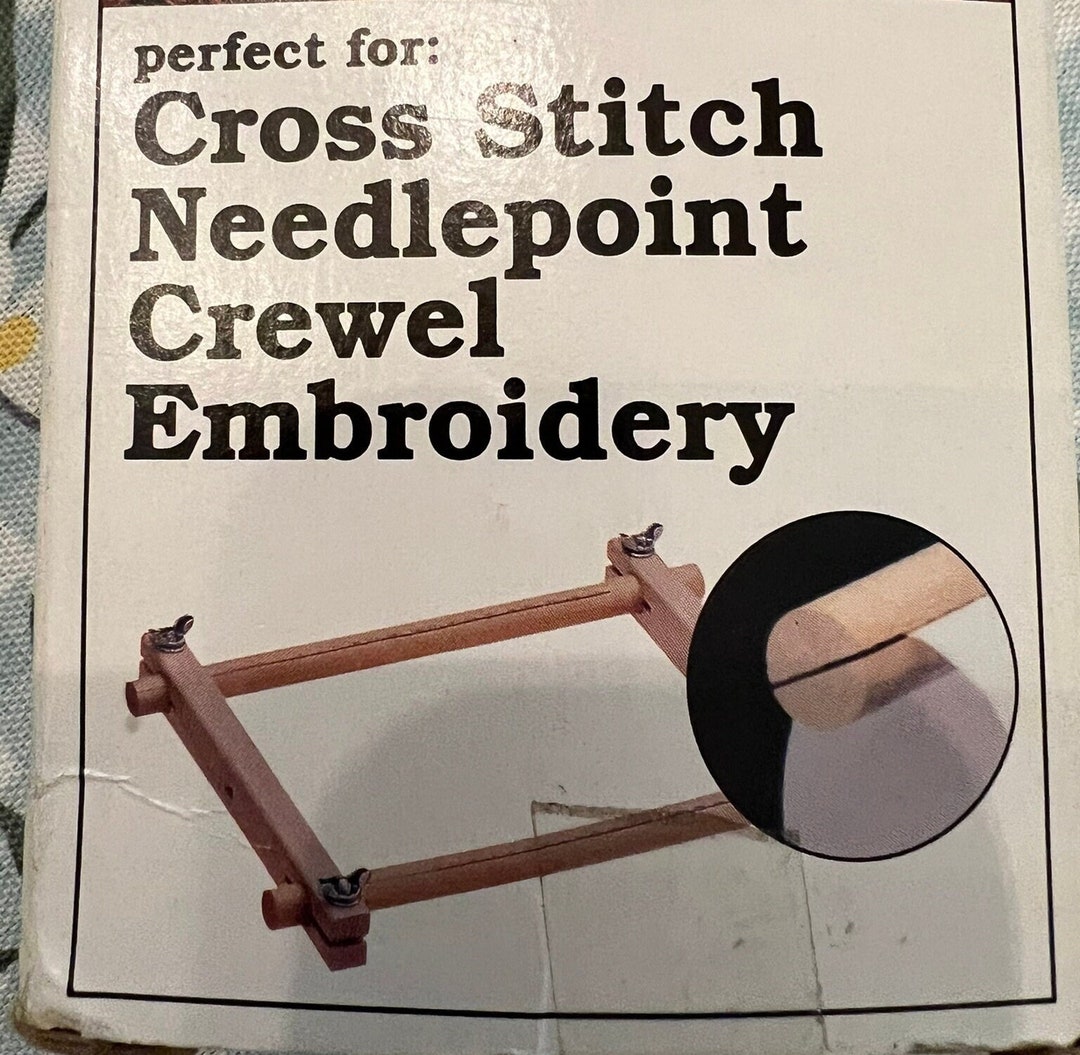 F.A. Edmunds 6x12 Hardwood Split Rail Scroll Frame for Cross Stitch ...