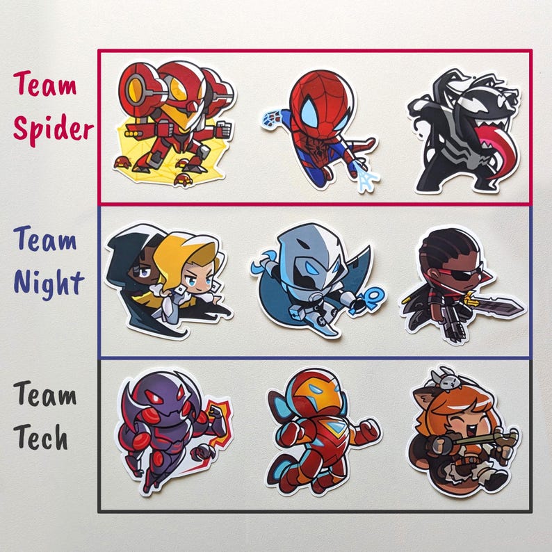 Rivals Stickers Sets (2-4 Stickers) by Nosewithglasses - Etsy