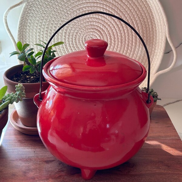 Red Cookie Jar - Etsy