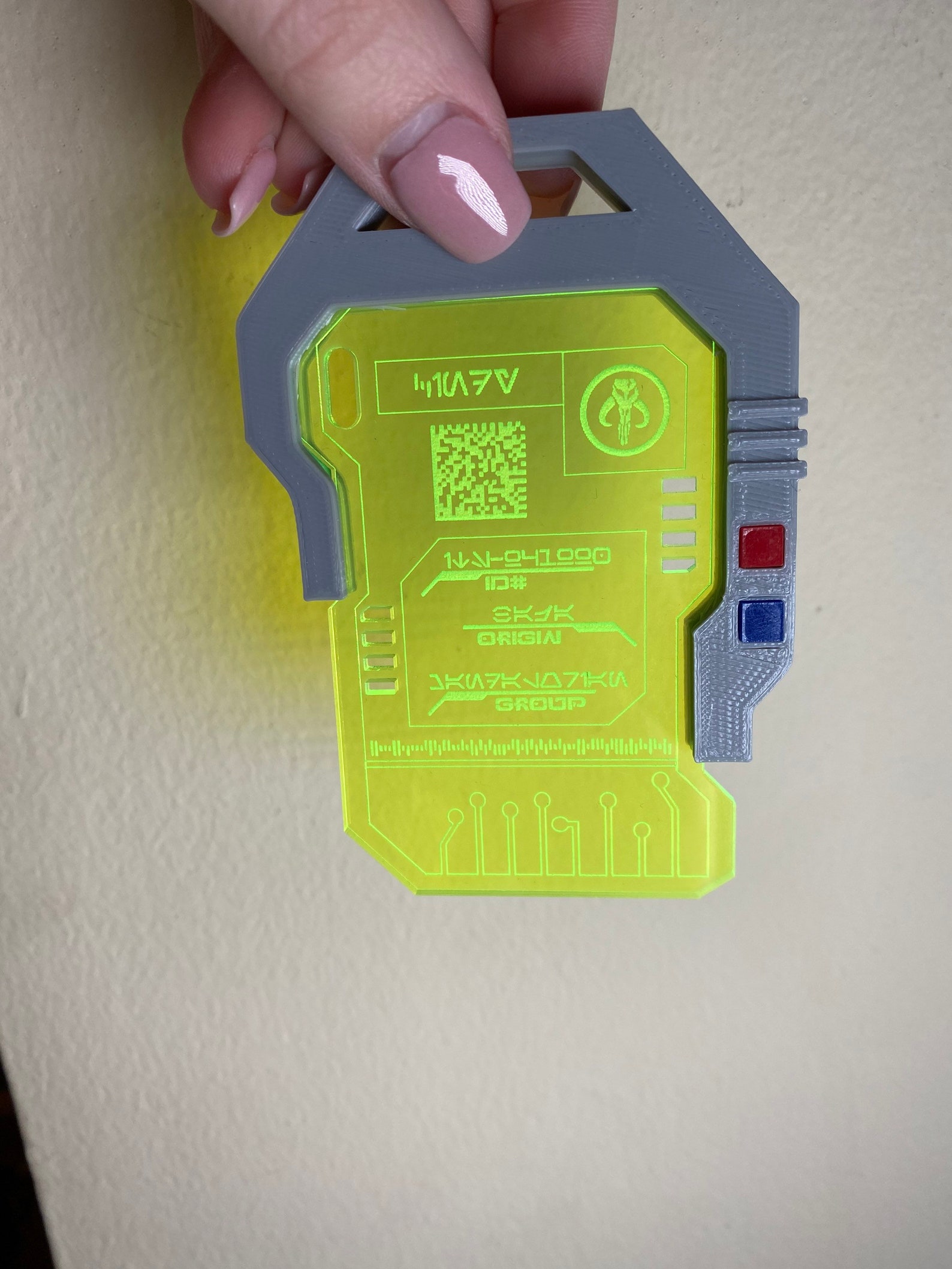 V2 Star Wars Galaxy's Edge ID Card Batuu Cosplay NO - Etsy