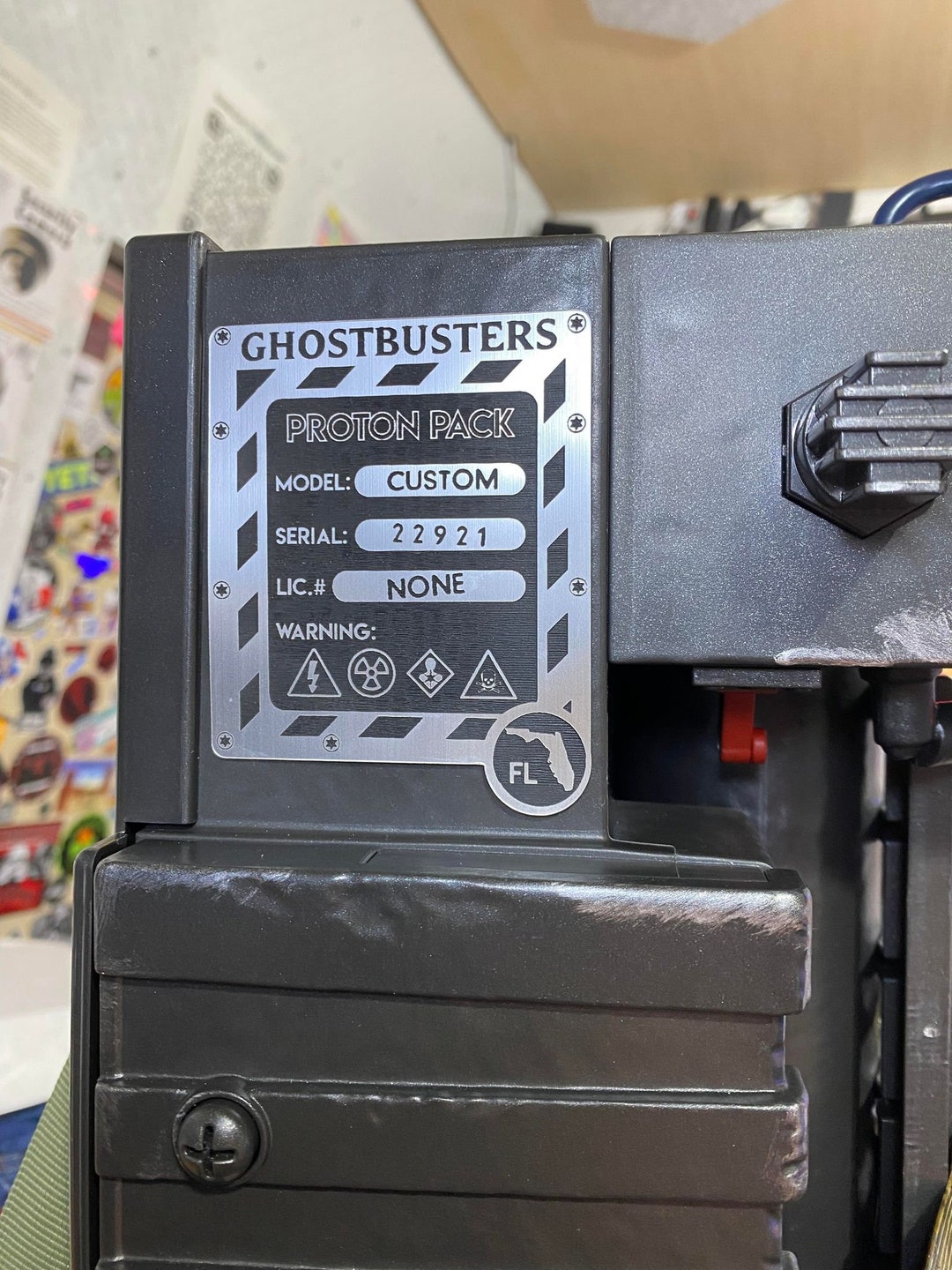 Asset Serial Tag Custom Ghostbusters Plasma Series Spenglers Proton ...