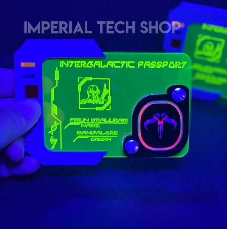 Intergalactic Passport Datapad Star Wars Galaxy's Edge - Etsy