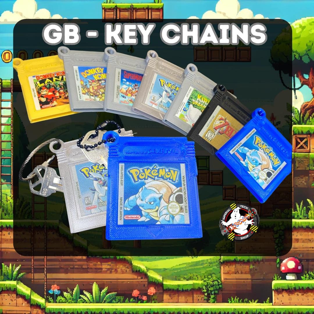 Game Boy Classic Color Keychain (fan Made Replica) (waterproof Not a ...