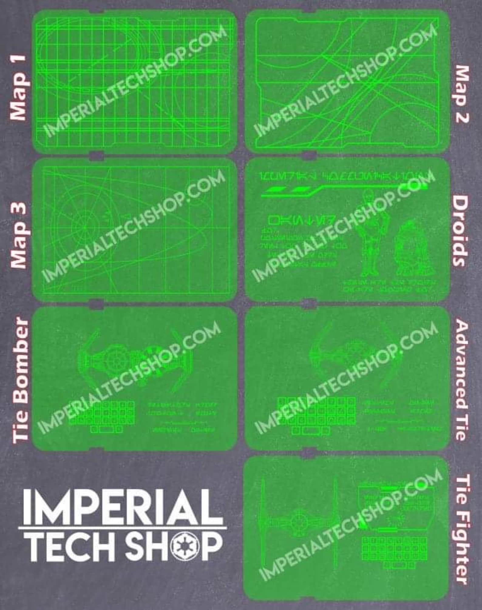 Star Wars Galaxy's Edge Datapad Displays Star Wars Cosplay - Etsy