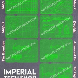 Star Wars Galaxy's Edge Datapad Displays - Star Wars Cosplay - Etsy