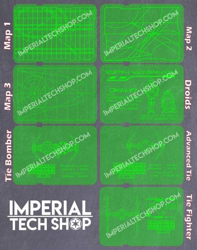 Star Wars Galaxy's Edge Datapad Displays - Star Wars Cosplay - Etsy