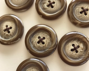 Tortoise Shell Coat Buttons - Etsy
