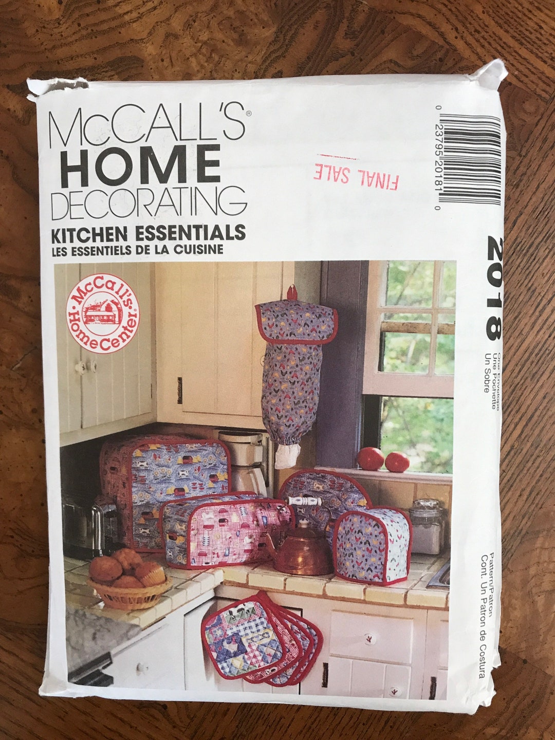 1999 Vintage Mccall's Home Decorating Sewing Pattern 2018 Kitchen ...