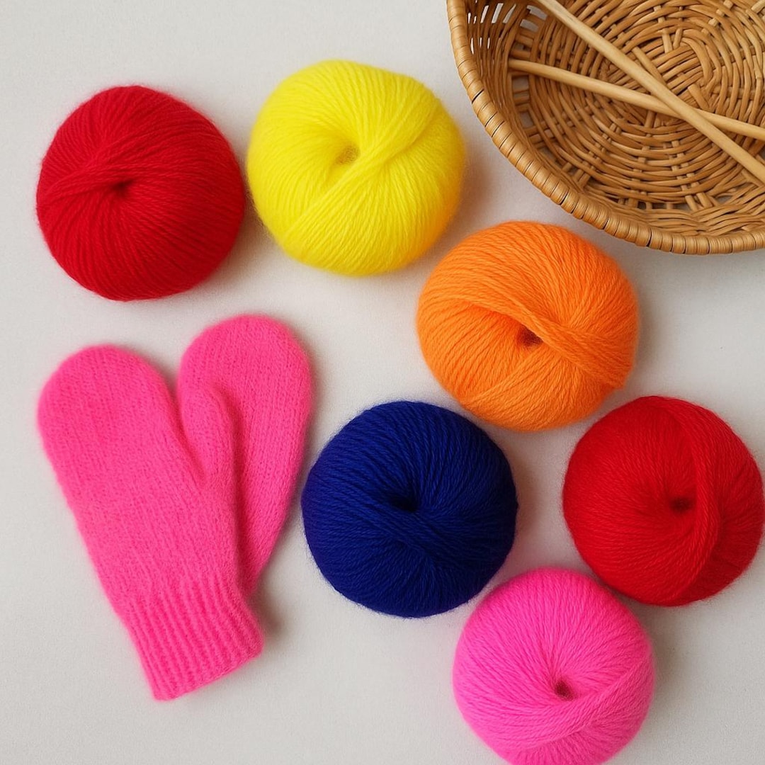 Angora Yarn, Winter Fluffy Yarn, Skein 25 G - Etsy
