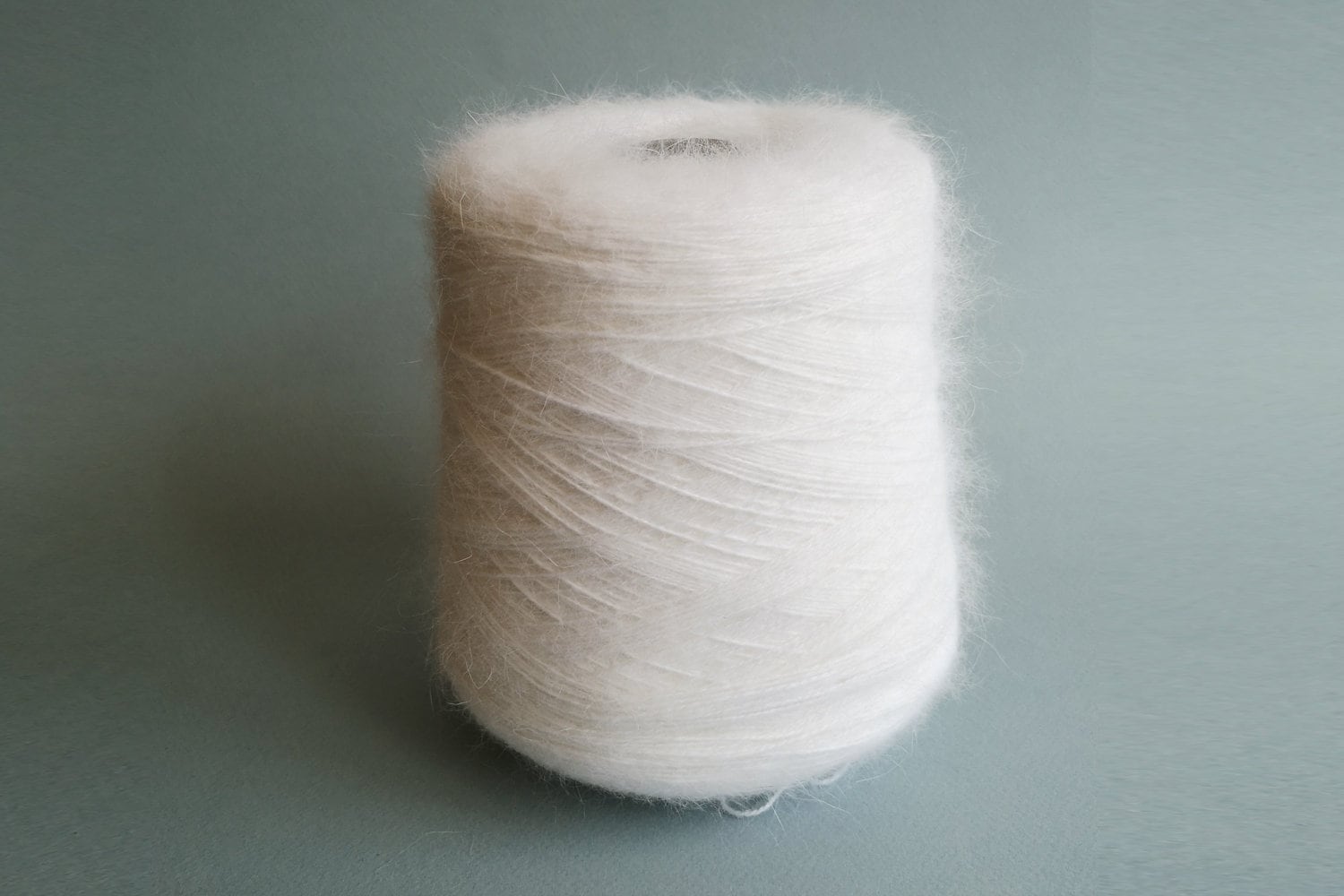 Angora Yarn, Bright White Angora Yarn, Hand Knitting 50 Gram Skein 425 ...