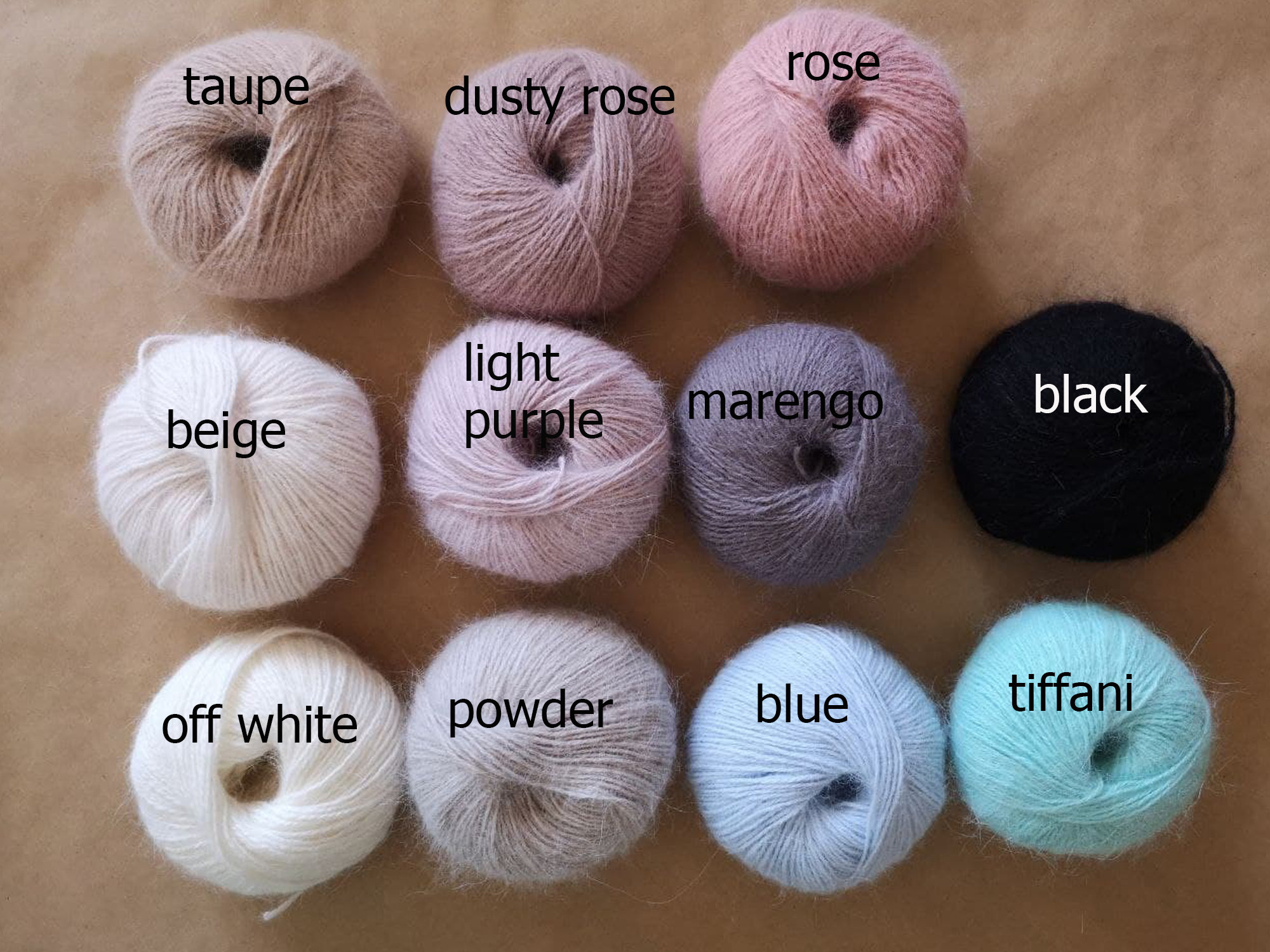 Angora Yarn French Angora Yarn for Knitting Fluffy Cozy Soft Warn Yarn ...