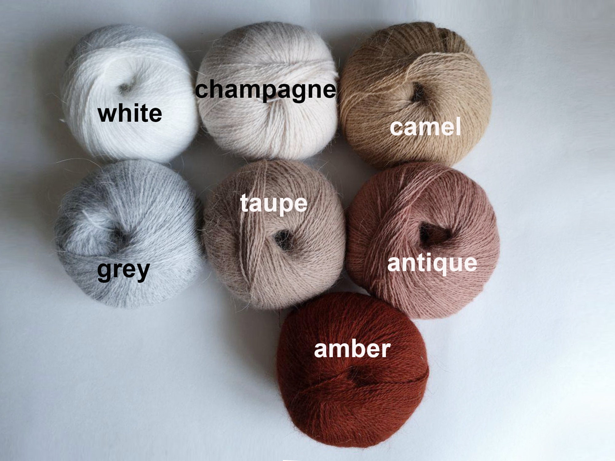 Angora Yarn Rabbit Yarn Hand Knitting Yarn Angora on Skein - Etsy Denmark