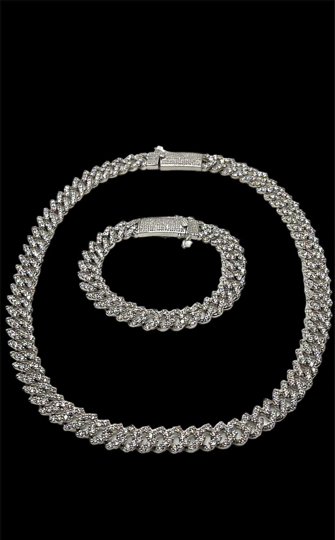 Prong Cuban Link Set - Etsy