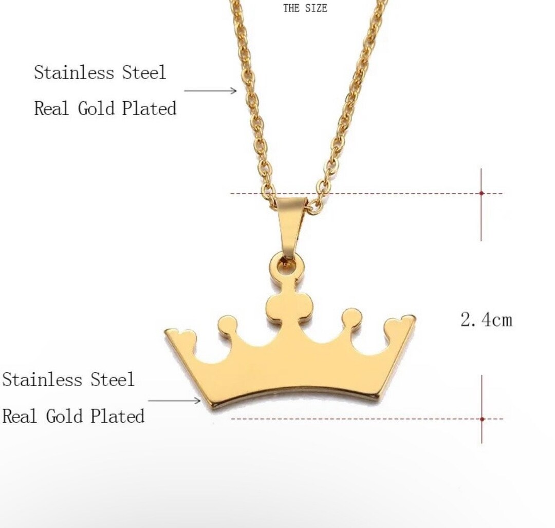 Royal Crown Necklace - Etsy