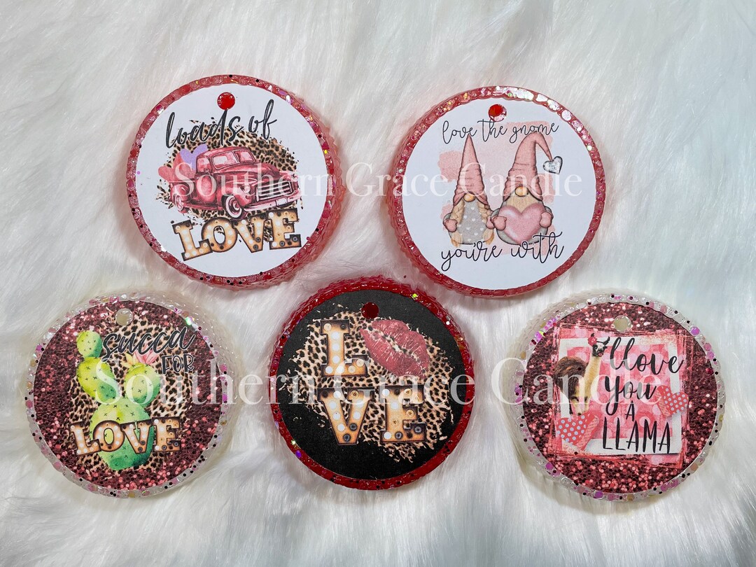 Valentine’s Cardstock Car Freshies | Valentine’s Car Freshie ...