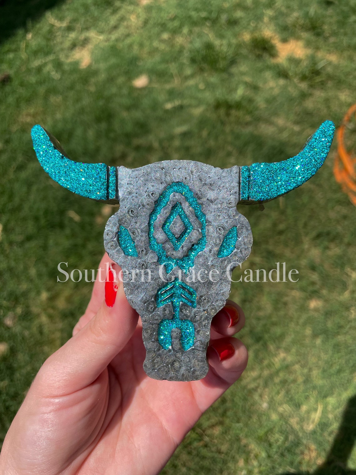 Glitter Bull Skull Car Freshie Bull Skull Car Freshy Bull - Etsy