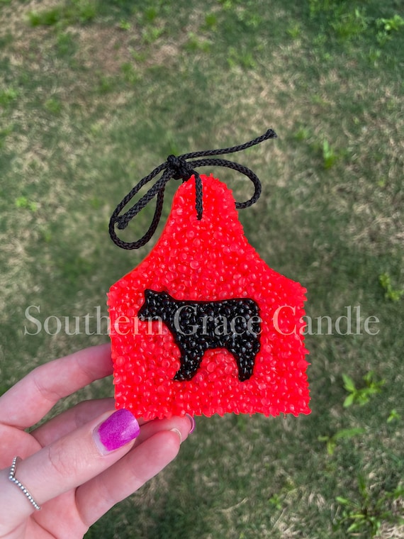 Cow Tag Freshie Cow Tag Car Freshie Cow Tag Car Candle | Etsy