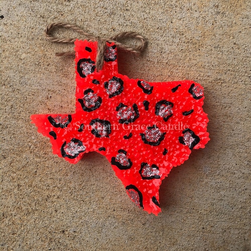 Leopard Texas Freshie Texas Car Freshie Texas Car Scent - Etsy
