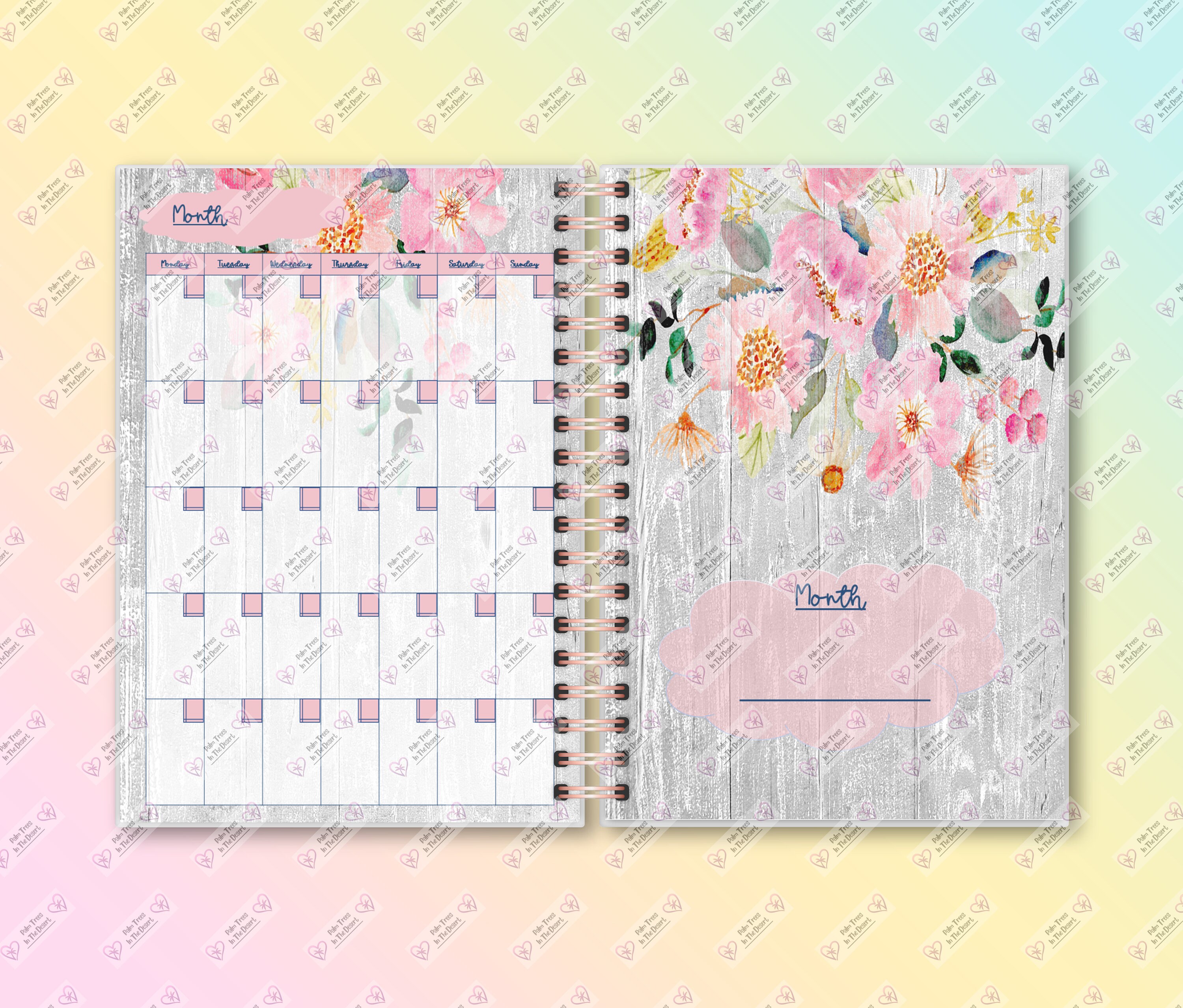 Undated Farmhouse Chic Digital/printable Planner Pages - Etsy