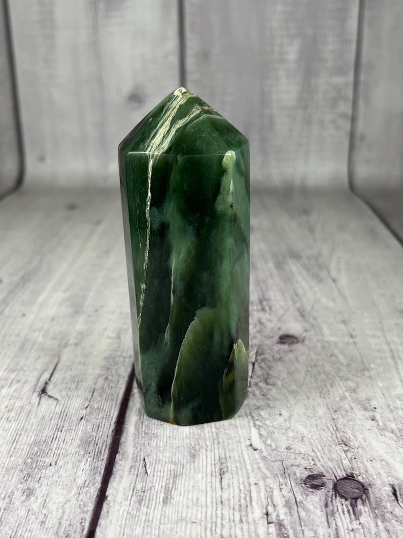 Jade Tower, Natural Jade Stone - Etsy