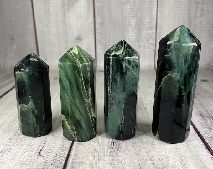 Jade Tower, Natural Jade Stone - Etsy