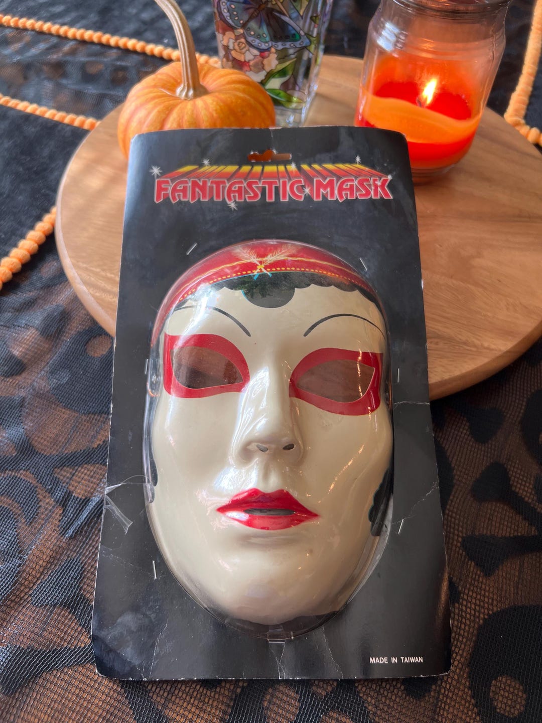 Vintage Fortune Teller Halloween Mask - Etsy