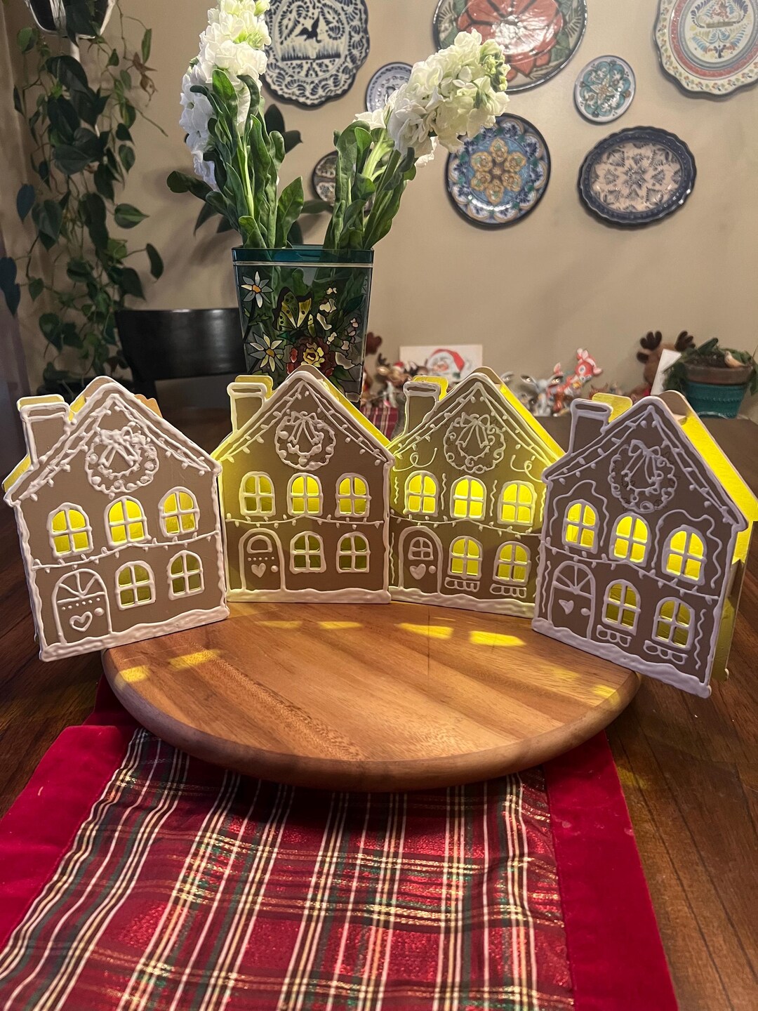 Wooden Gingerbread Houses - Etsy