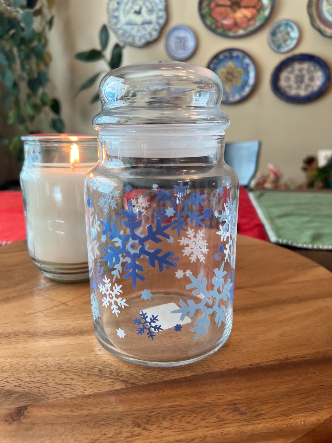 Snowflake Jar - Etsy