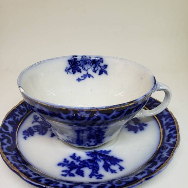 Flow Blue Tea Cup - Etsy