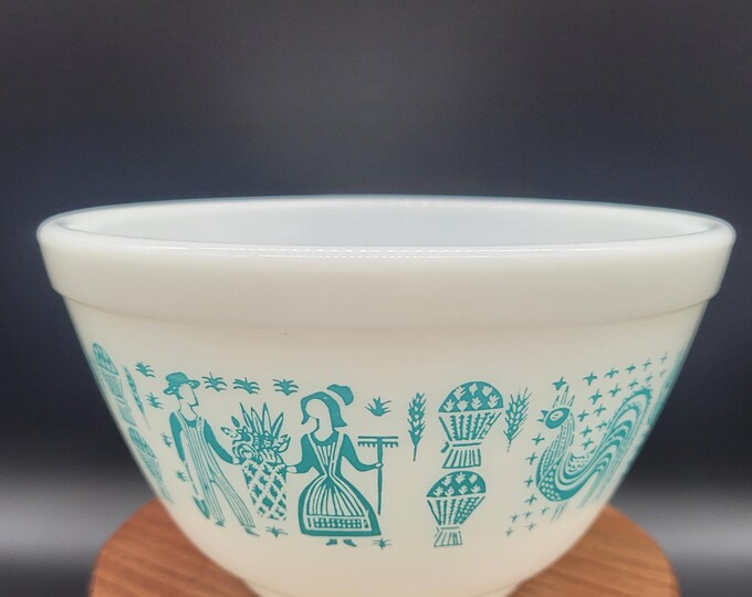 Vintage Pyrex Amish Butterprint 1 1/2 Pint Mixing Nesting Bowl 401 ...