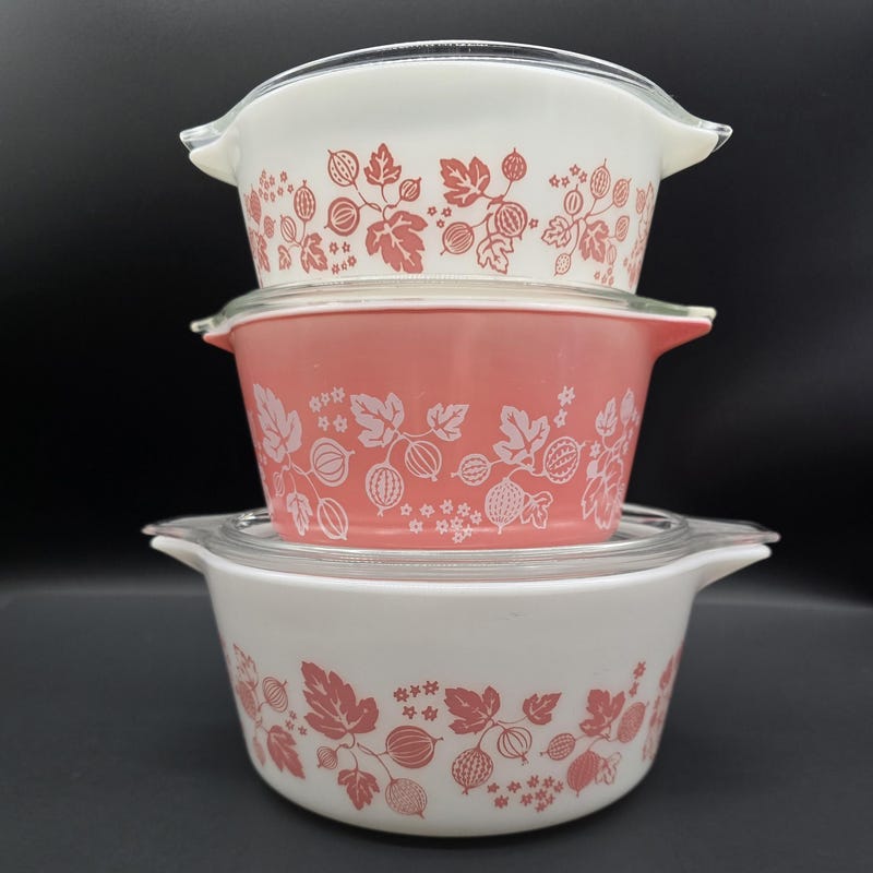 Pink Pyrex Bowls - Etsy