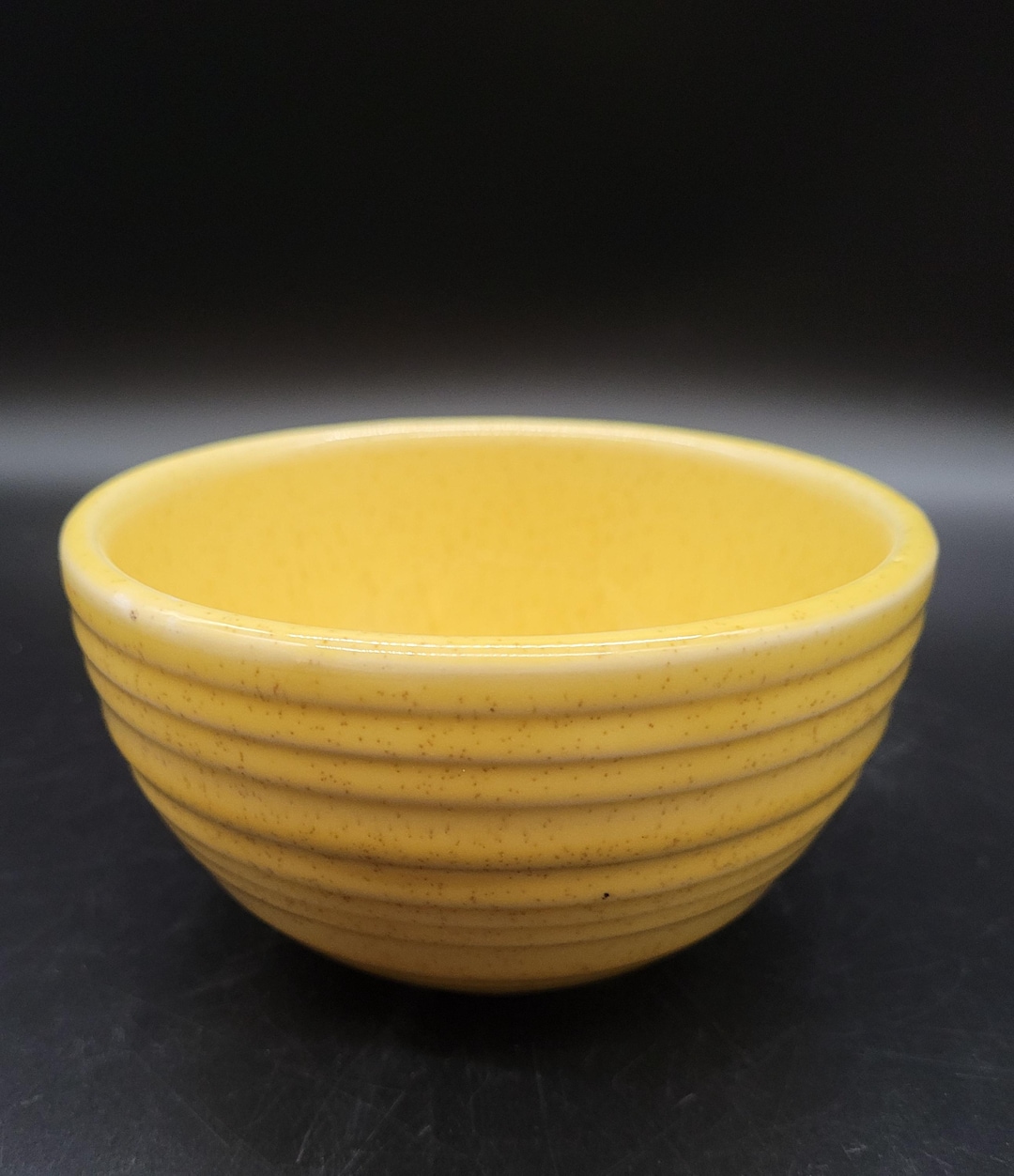 Vintage Mccoy Pottery USA Yellow Beehive Mixing Nesting Bowl ...