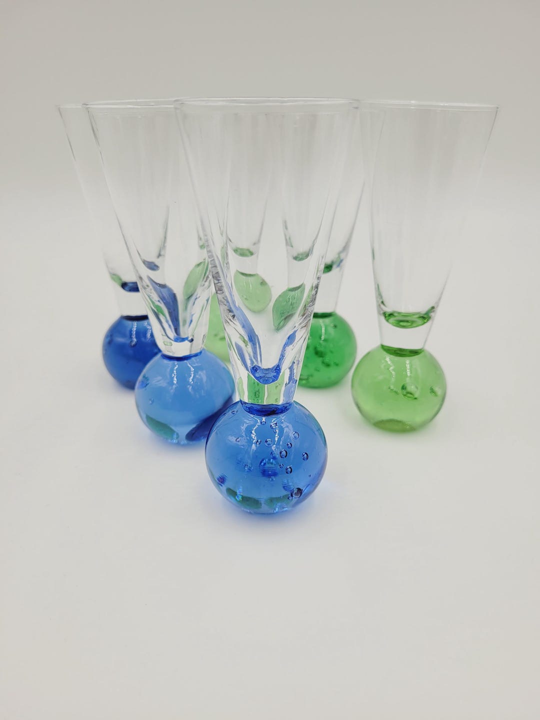 Vintage Mid Century Modern Tapered Art Glass Shot Liqueur Liquor ...