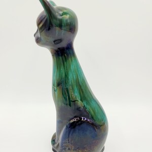Vintage Blue Mountain Pottery Cat Figurine MCM Retro Cat Statue ...