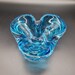 Vintage Mid Century Modern Chalet EDAG Blue Art Glass Bowl Dish Ashtray ...