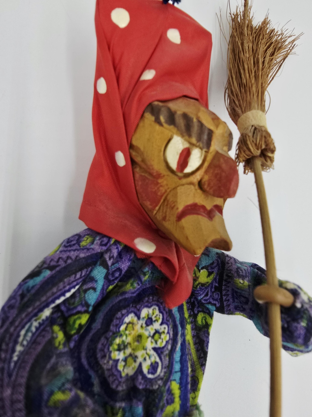 Vintage German Folklore Witch Hexen Wall Hanging Buhler Hexen ...
