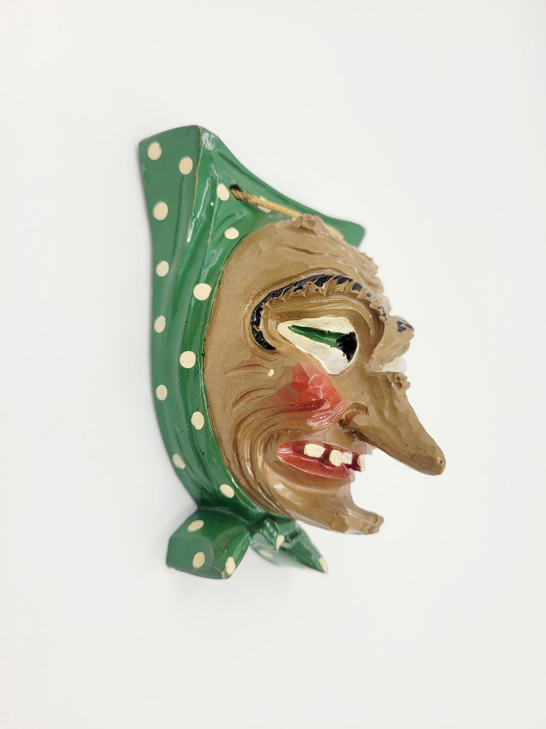 Vintage German Folklore Witch Wall Hanging Knerbli-hexen Berghaupten ...