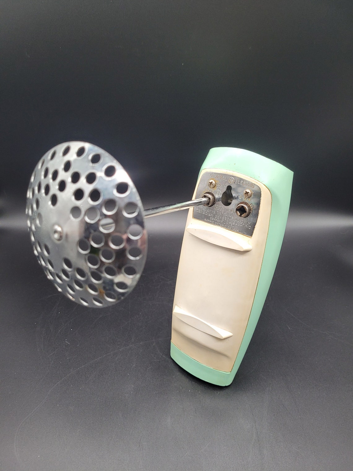 Vintage Mid Century Modern Atomic Green 3 Speed General Electric Hand ...