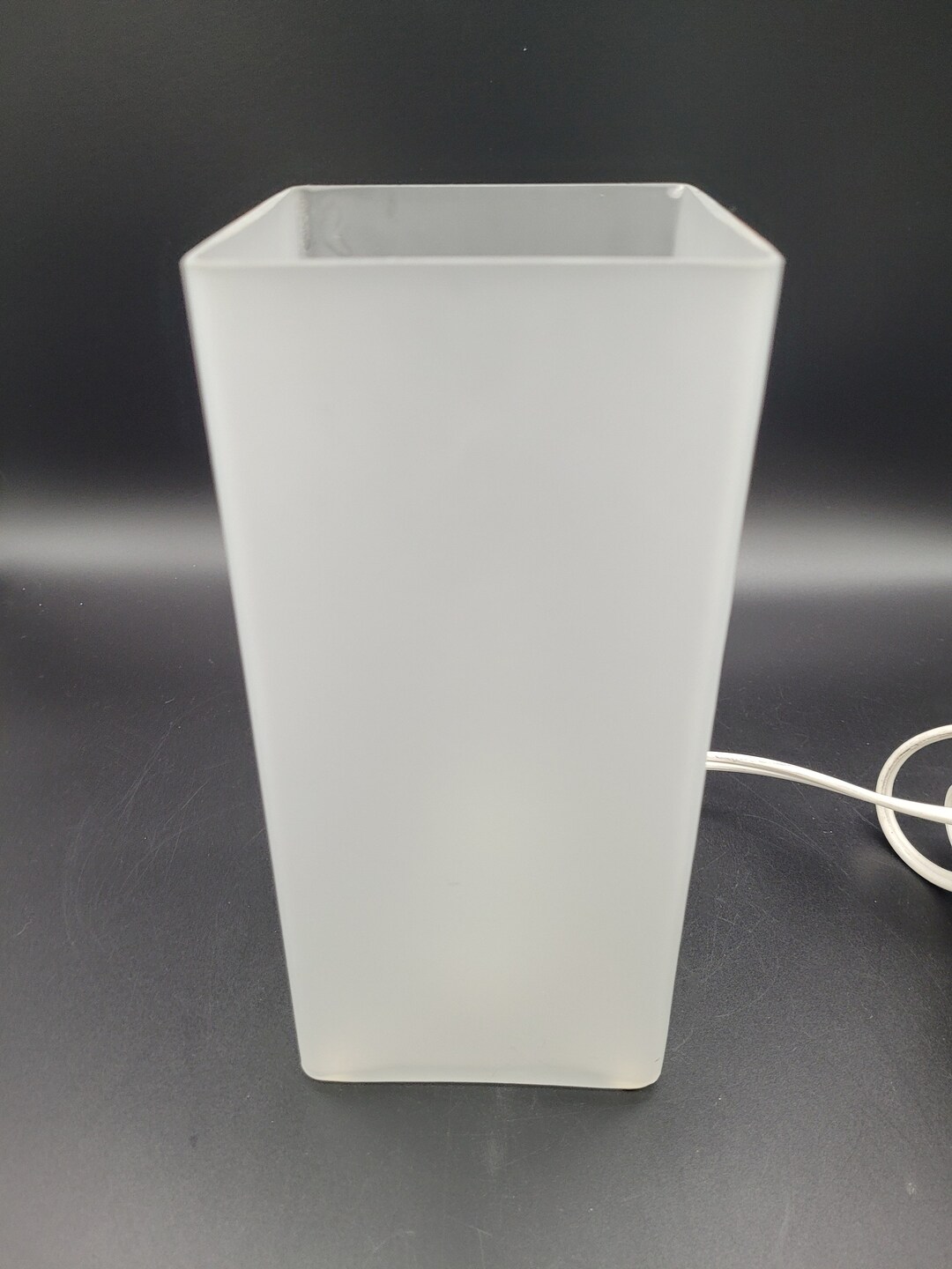 Vintage Ikea Hand Blown GRONO Frosted Glass Table Accent Lamp Light ...