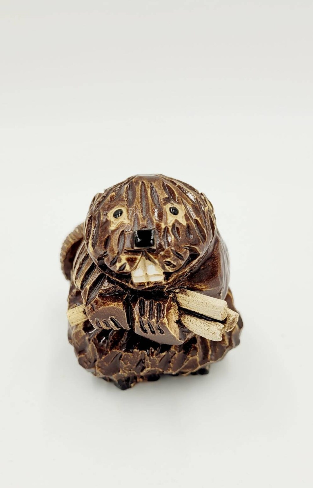Vintage Artesania Rinconada Uruguay Folk Art Pottery Beaver Figurine ...