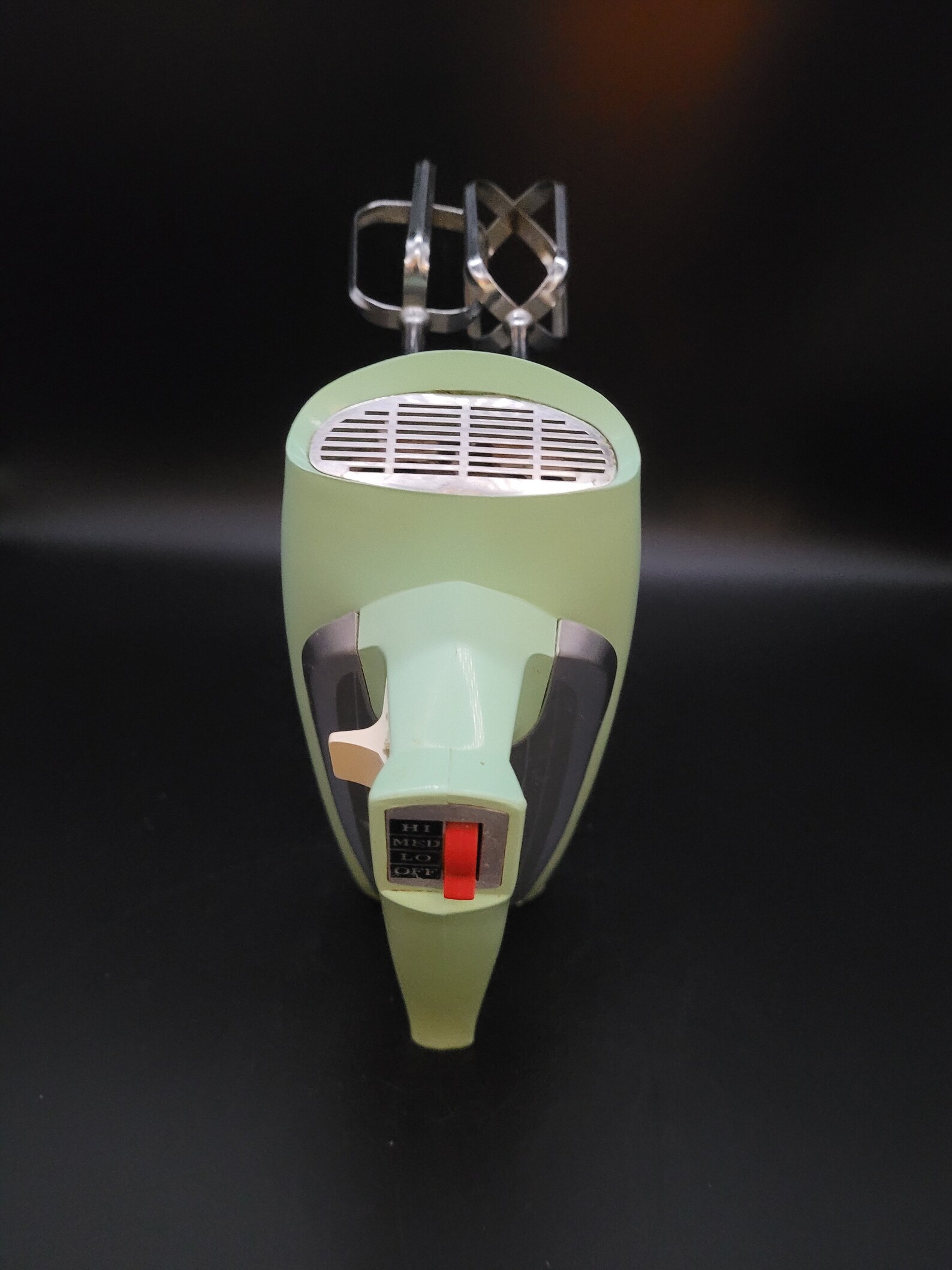 Vintage Mid Century Modern Atomic Green 3 Speed General Electric Hand ...