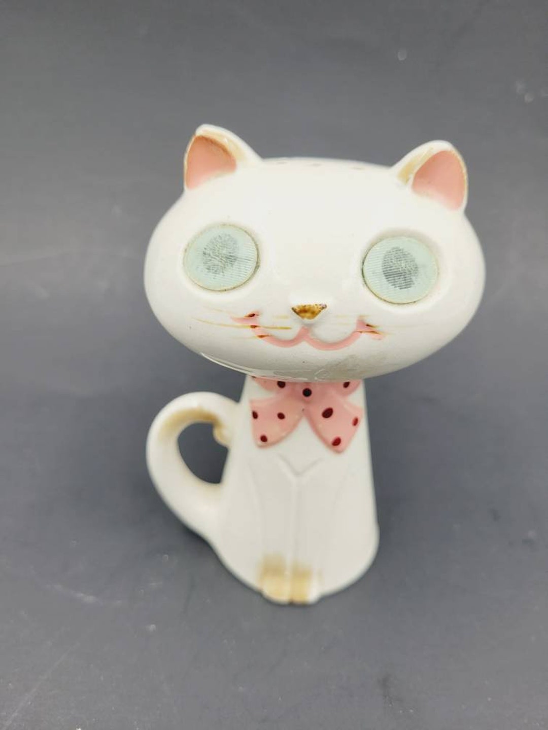 Vintage Holt Howard Cozy Kitten Winky Blinky Cat Kitten Pink Shaker ...