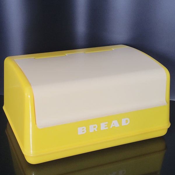Yellow Bread Box - Etsy