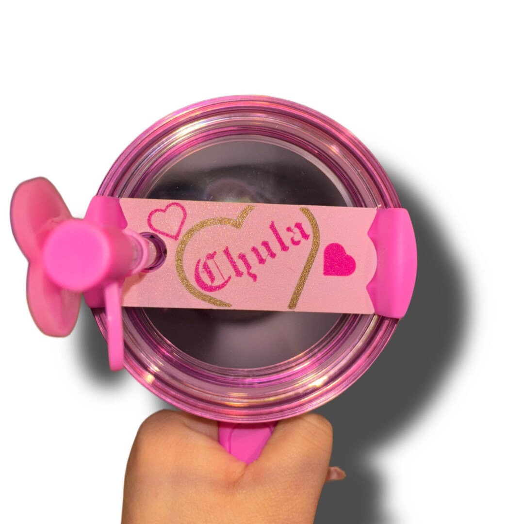 Pink Chula With Gold Heart 3D Printed Lid Topper Made to Fit 40oz 2.0 ...