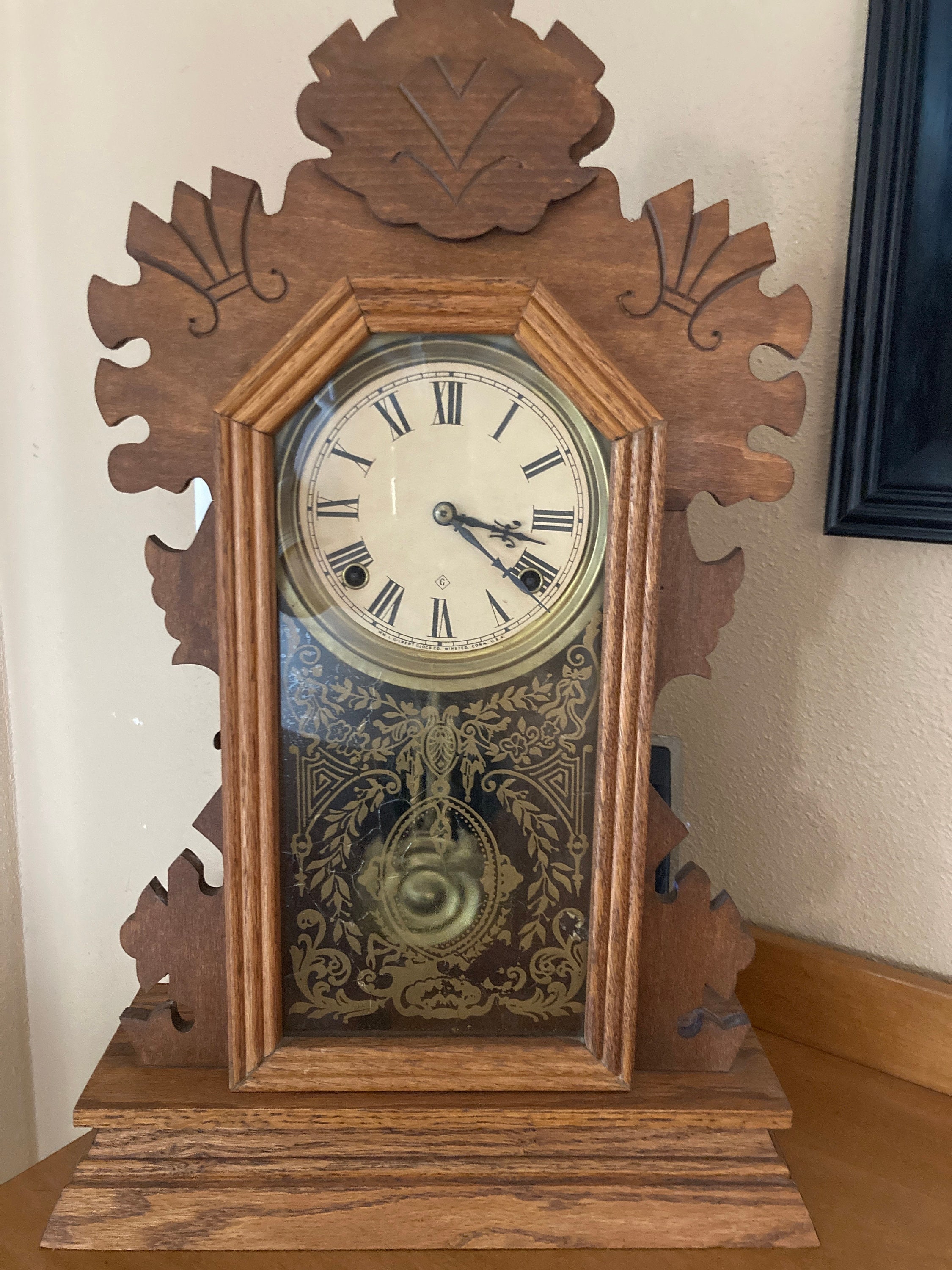 Victorian Mantle Clock - Etsy